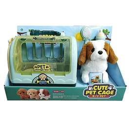 Catelus interactiv in cusca Ocie Cute Pet Cage Verde | Hippoland