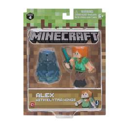 Figurina Minecraft Alex with Elytra Wings | Hippoland
