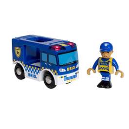 Jucarie din lemn Duba de Politie Brio | Hippoland