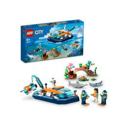 Lego City Barca pentru scufundari 60377 | Hippoland