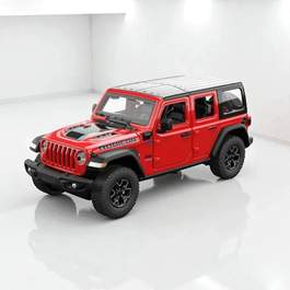 Masinuta Rastar Jeep Wrangler Rubicon 1:24 Rosu | Hippoland