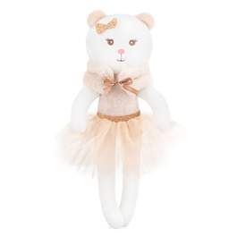 Papusa ursulet de plus Amek cu fusta balet 32 cm | Hippoland