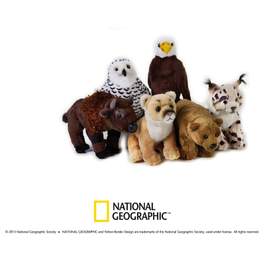 Pui animal America de Nord de plus National Geografic 18 cm | Hippoland