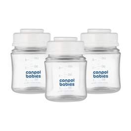 Set 3 recipiente pastrare lapte matern 120 ml| Hippoland