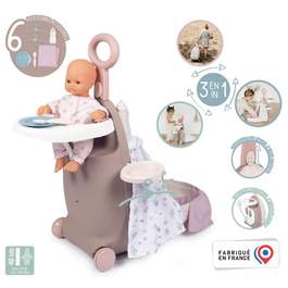 Valiza multifunctionala pentru papusi Smoby Baby Nurse 3 in 1 | Hippoland