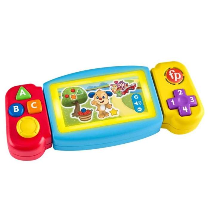 Consola de jocuri interactiva Fisher Price in limba romana| Hippoland
