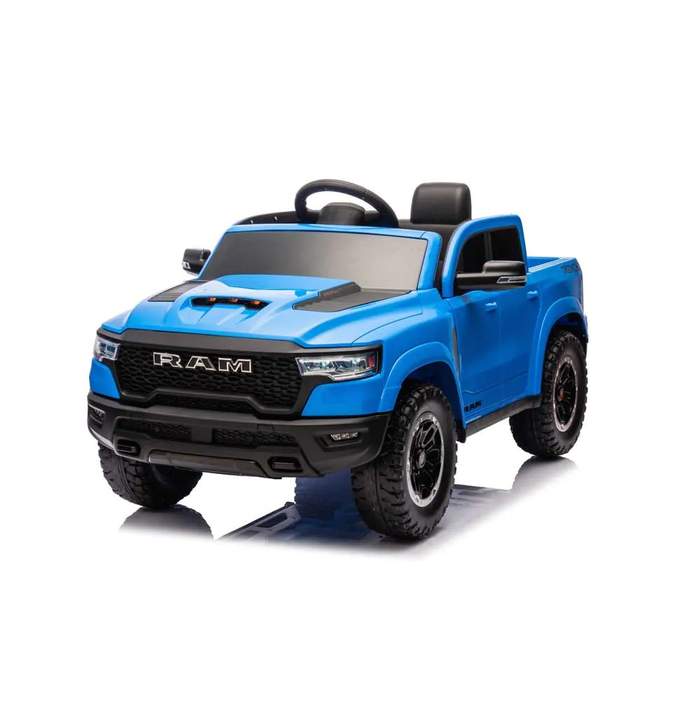 Masina electrica copii RAM Dodge 12V cu telecomanda albastra ZB618 ...