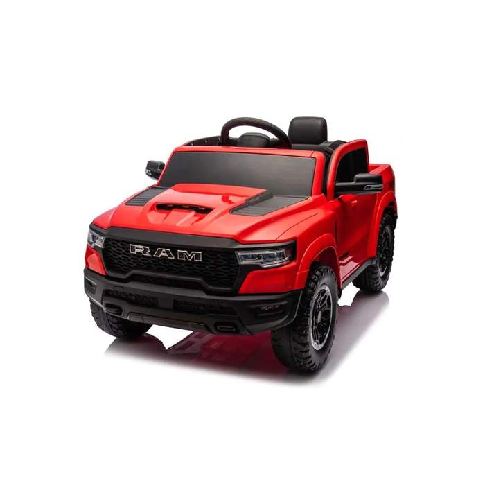 Masina electrica copii RAM Dodge 12V cu telecomanda rosie ZB618| Hippoland