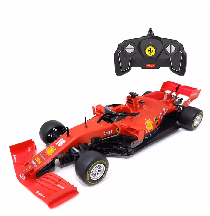 Masina F1 de asamblat cu telecomanda Rastar Ferrari SF1000 Charles ...