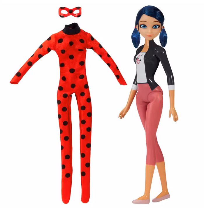 Papusa cu costum XL Miraculous LadyBug | Hippoland