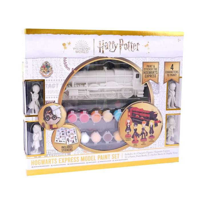 Set de pictat Harry Potter cu figurine Hogwarts Express | Hippoland