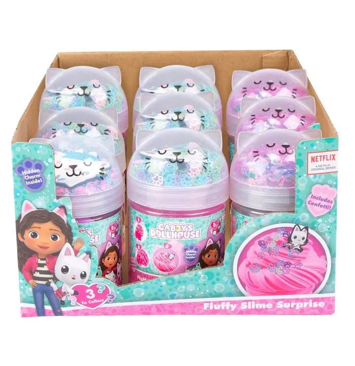 Talisman Gabby's Dollhouse cu slime pufos si confetti | Hippoland